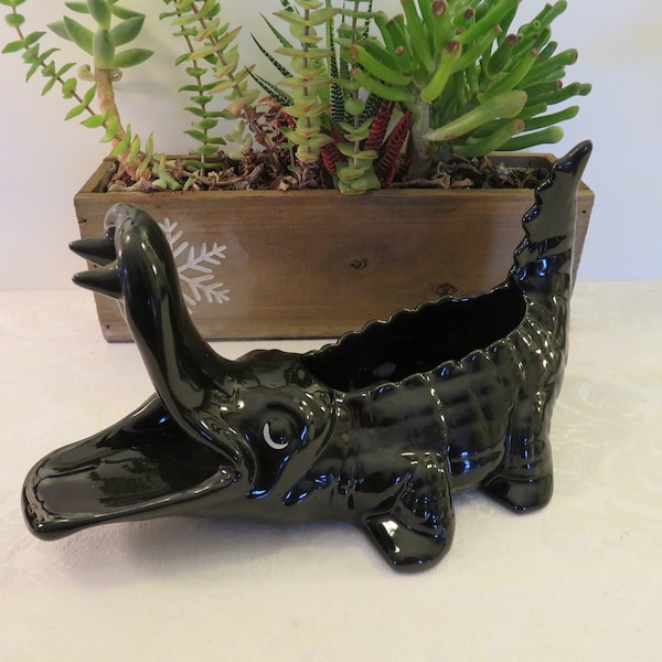 Alligator Planter - Etsy