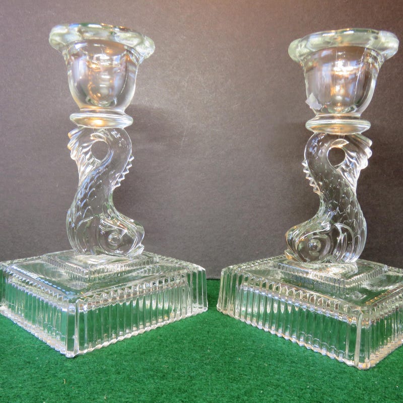 Vintage Koi Candlesticks - Etsy