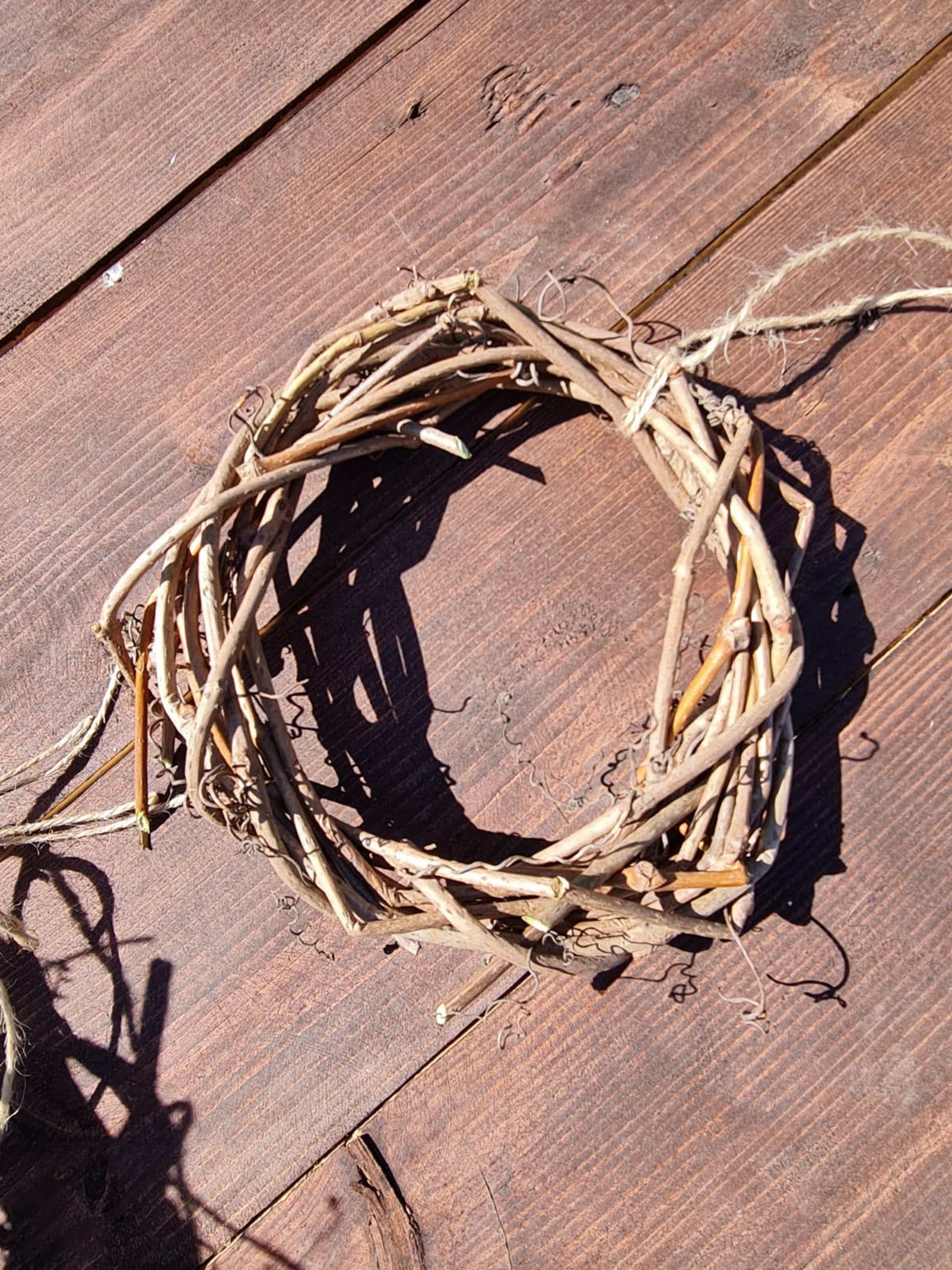 Natural Vine Twigs Wreath Biodegradable Decor Wall Hanging - Etsy