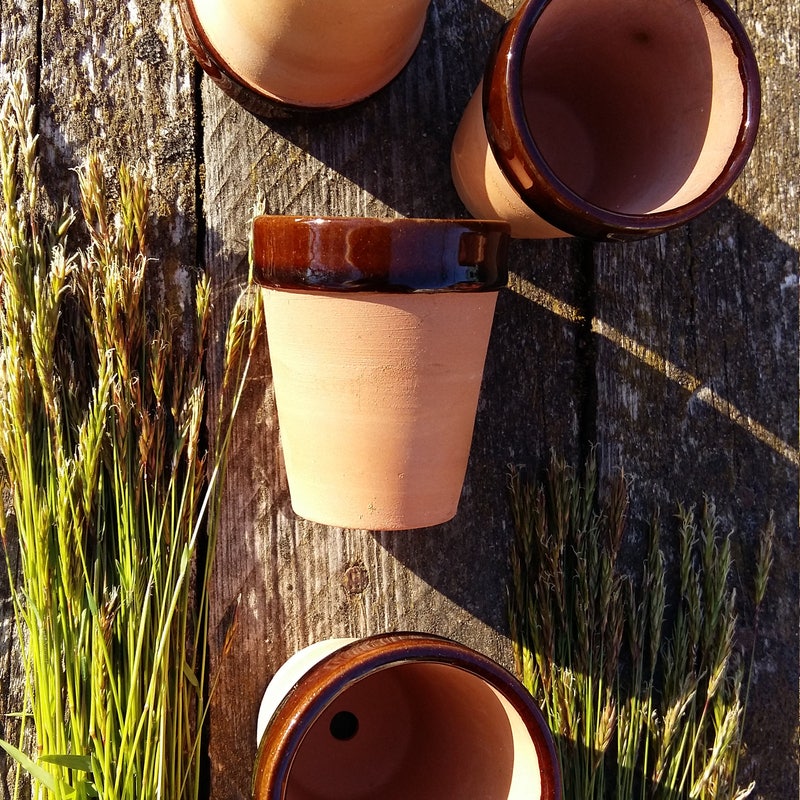Small Terracotta Pots - Etsy
