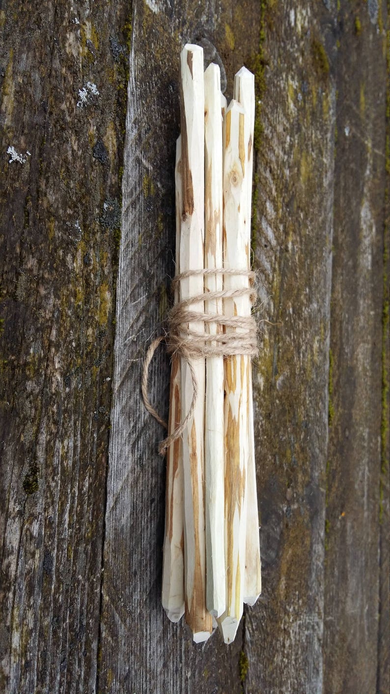 Natural Wood Crafting Sticks Macrame Sticks Art Craft Project - Etsy