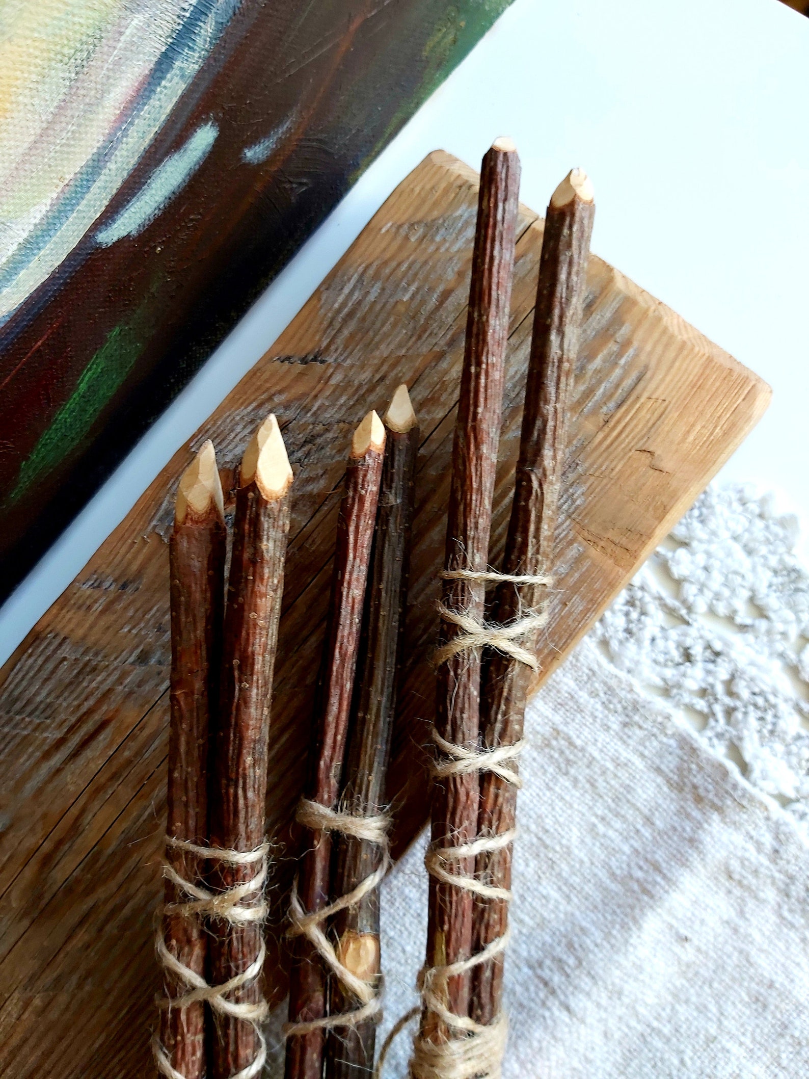 Rowan Wand Natural Rowan Tree Wood Sticks Mountain Ash Tree - Etsy