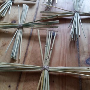 Dried Straw Cross Star Set Rustic Home Decor Natural Decoration Fall ...