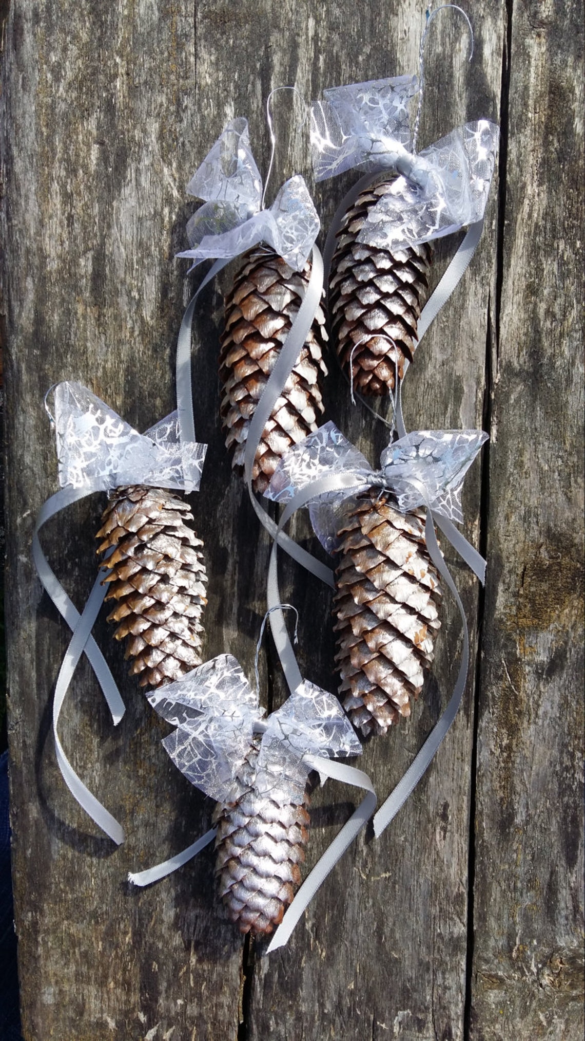 Natural Pine Cone Spruce Cone Christmas Tree Ornament Rustic - Etsy