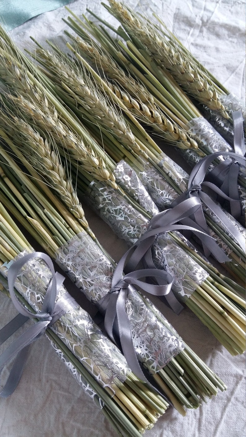 Rustic Table Decor Centerpiece Set Dried Wheat Straws and | Etsy