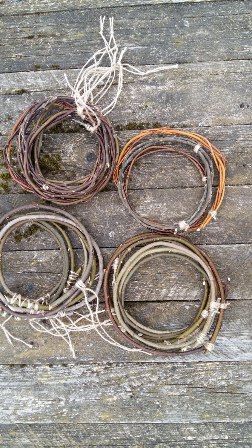 Willow Hoop Dreamcatcher Circle Natural Twig Dream Catcher Art Craft ...