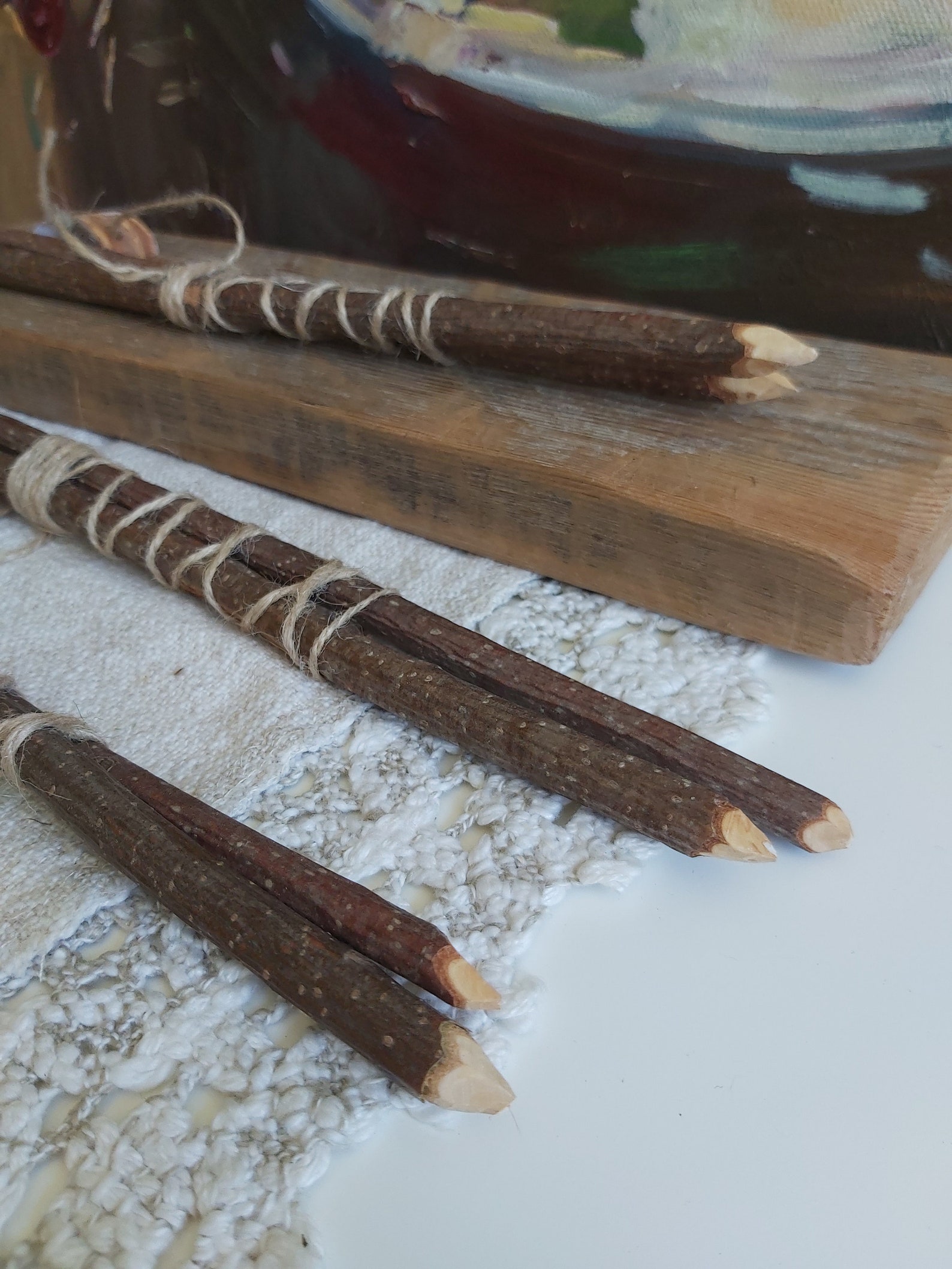 Rowan Wand Natural Rowan Tree Wood Sticks Mountain Ash Tree - Etsy