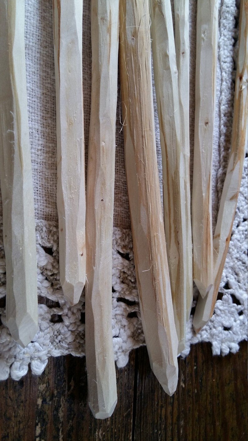 Willow Tree Sticks 9 Peeled Wood Branches Wooden Decors Primitive ...