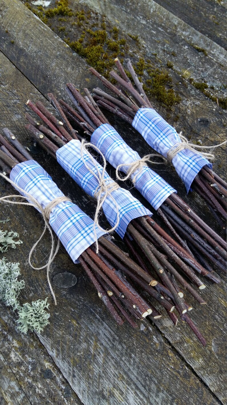 Birch Sticks Woodland Wedding Decor Favor Wood Branches Wooden | Etsy