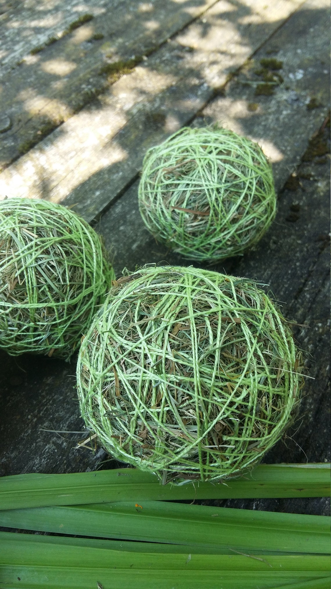 Dried Grass Balls Country Rustic Home Decor Primitive Natural | Etsy