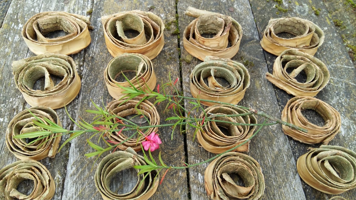 Rustic Home Decor Primitive Willow Wood Bark Decor Wooden Tree | Etsy