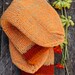 Orange Wool Socks Hand Knit Socks Lady Socks Woomens Socks Hand Knitted ...
