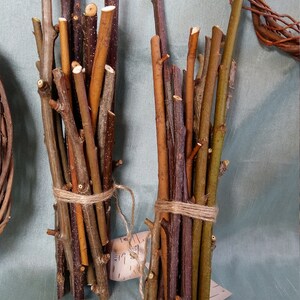 Craft Sticks Natural Northern Tree Wood Sticks Set Rustic Pimitive ...