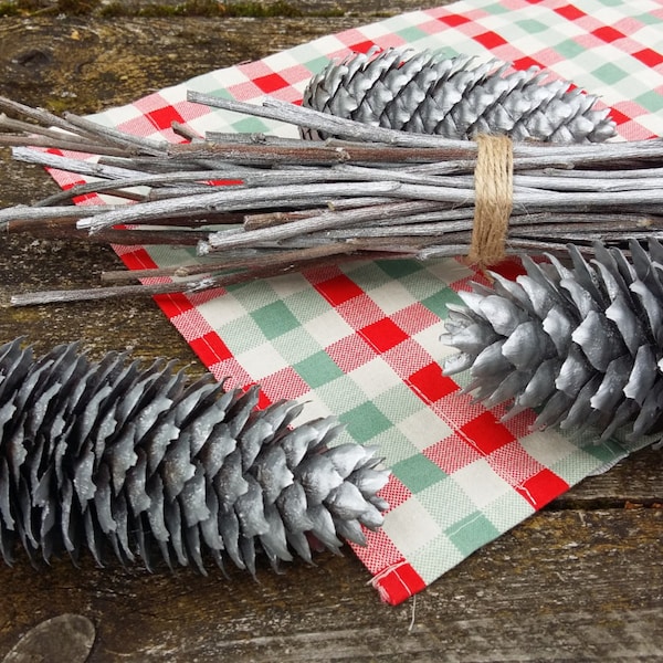 Silver Tree Branches Centerpiece - Etsy