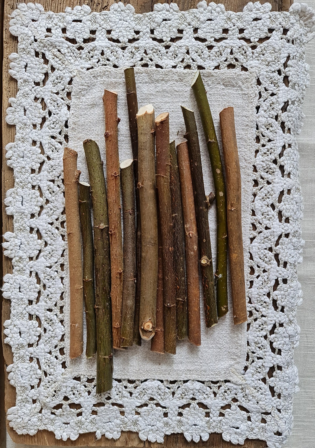 Willow Branches Wood Sticks Bundle of 14 Tree Twigs Natural Wooden Wand ...