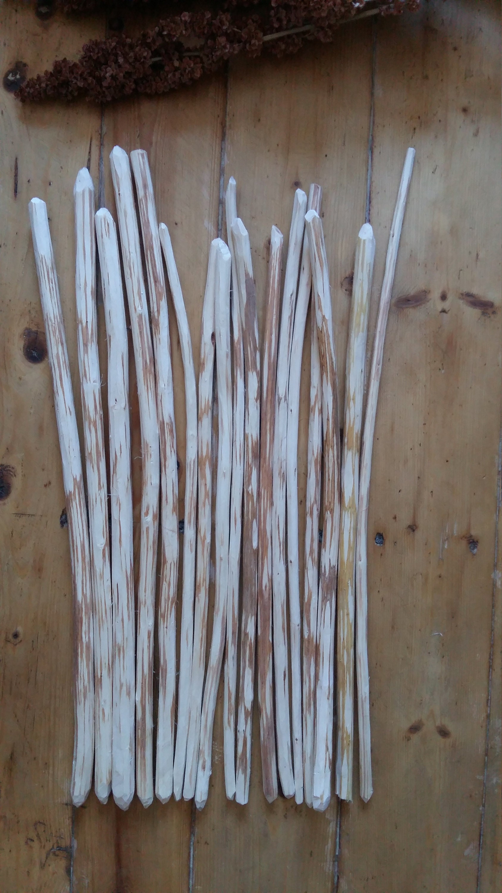 Natural wood crafting sticks macrame sticks art craft project | Etsy