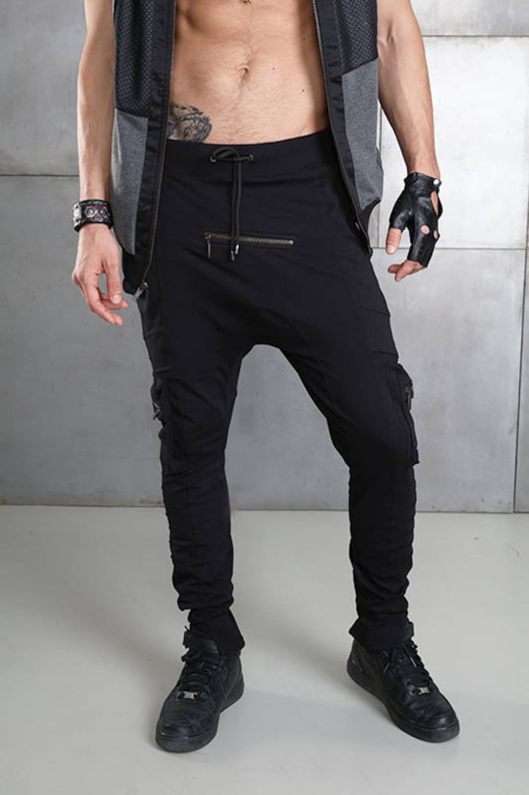 SOLAR PANTS BLACK - Etsy