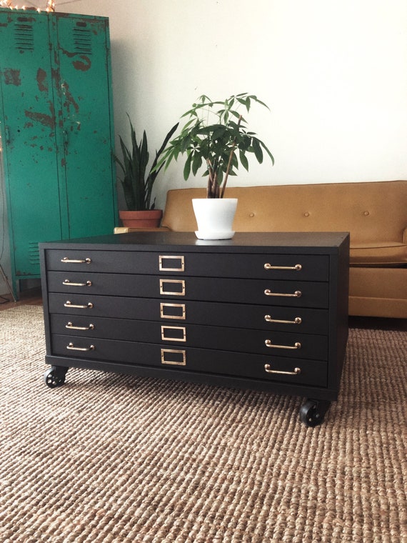 Flat File Coffee Table