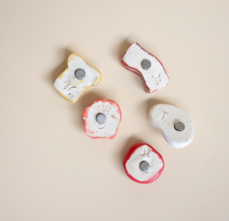 Handmade British Fry up Magnet Set | Ceramic Breakfast Magnets | Full ...