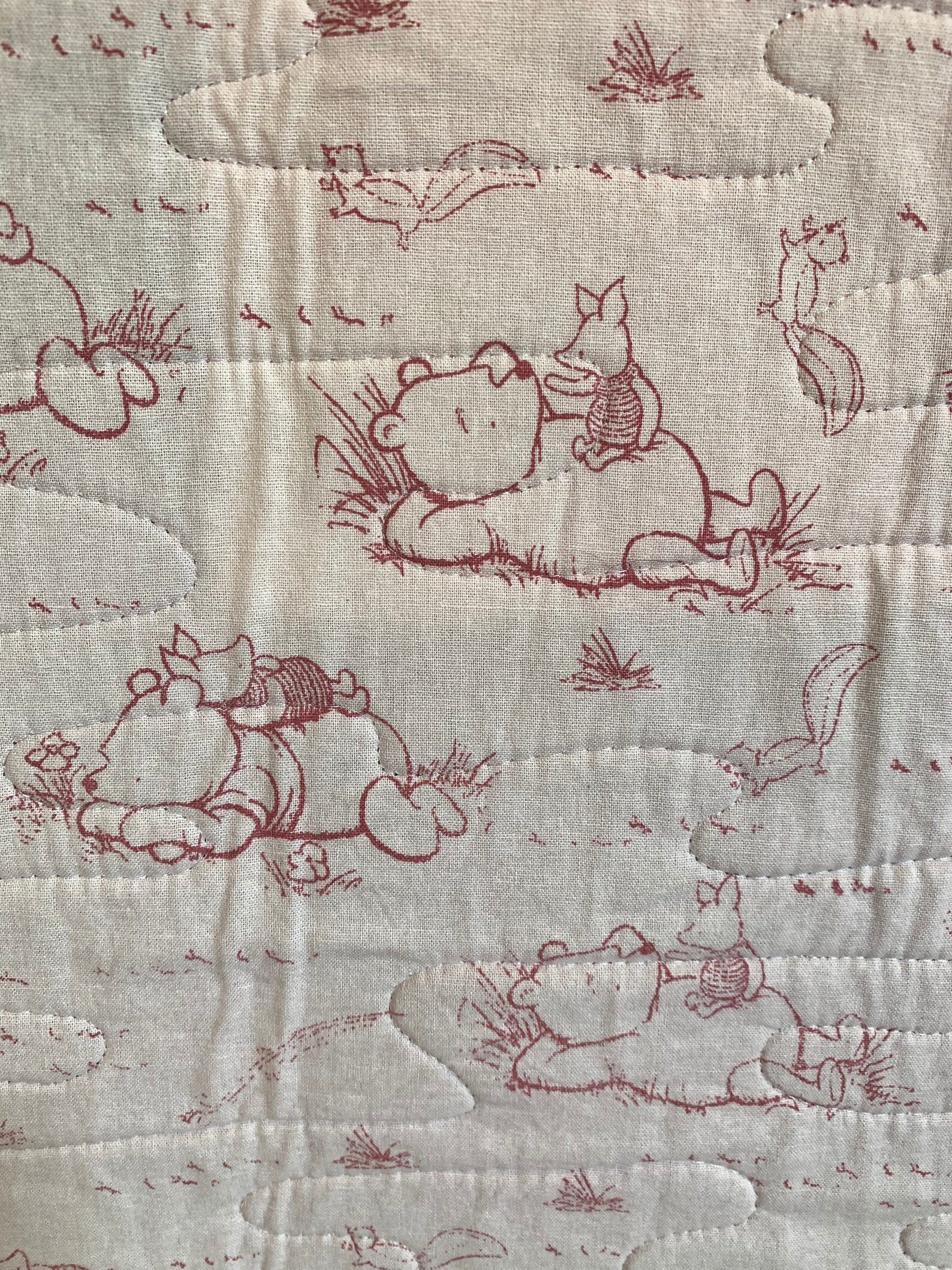 Winnie the Pooh Vintage Pretty Pink Vintage Wool Upcycled - Etsy Australia