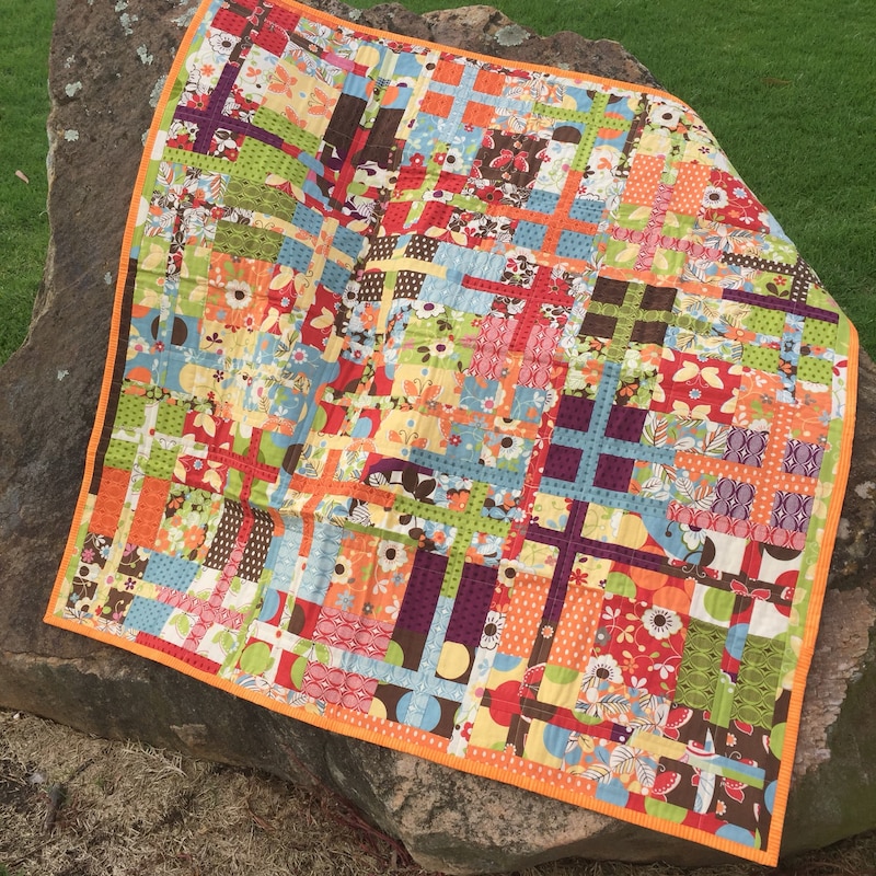 Retro Quilt - Etsy