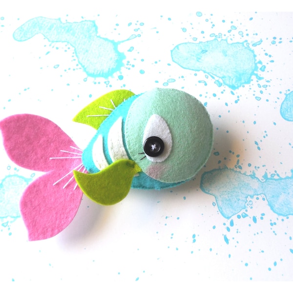 Felt Fish Pattern - Etsy