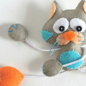 Skinny Cat-pdf Sewing Patterns-cute Cat Toy-felt Cat Pattern-soft Toy ...