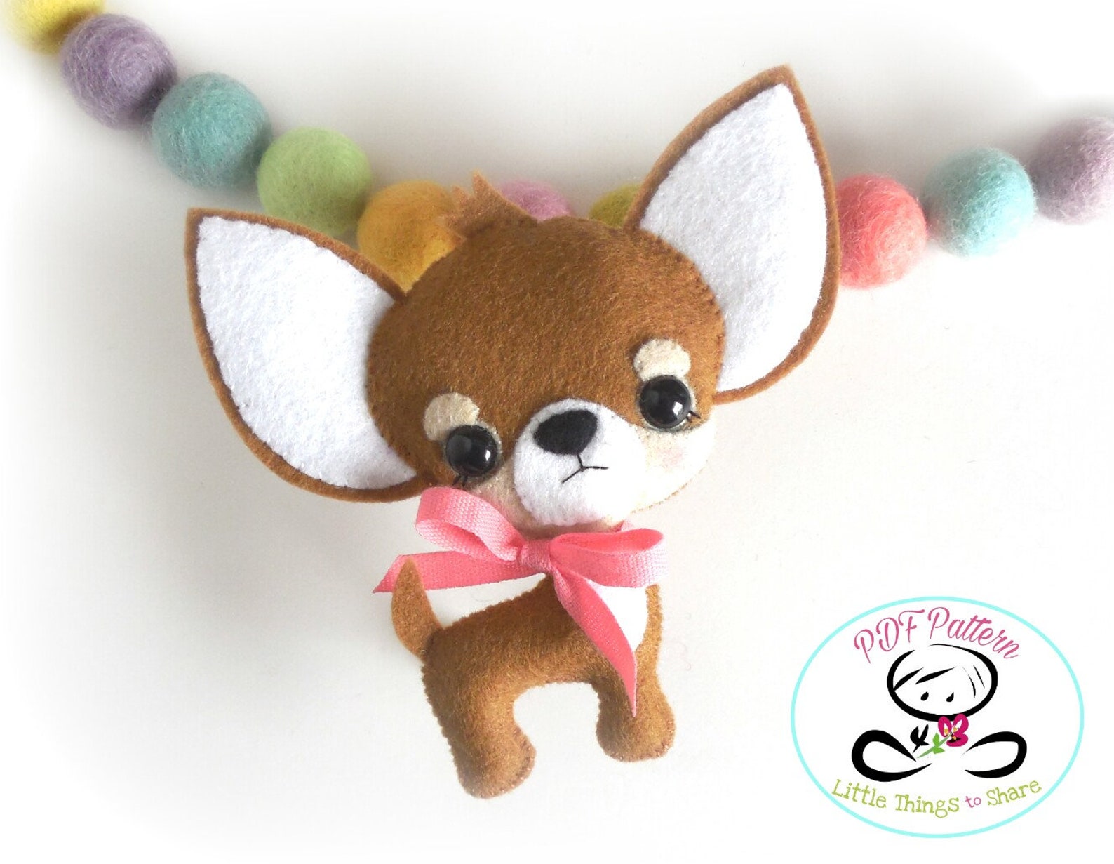 Chihuahua Puppy Chihuahua Dog-pdf Pattern-cute Chihuahua-diy - Etsy