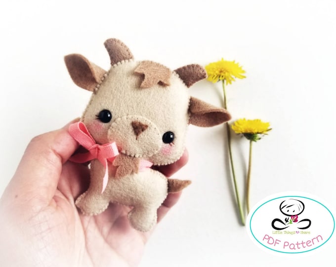 Goat Pattern PDF INSTANT DOWNLOAD - Etsy