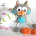 Skinny Cat-pdf Sewing Patterns-cute Cat Toy-felt Cat Pattern-soft Toy ...