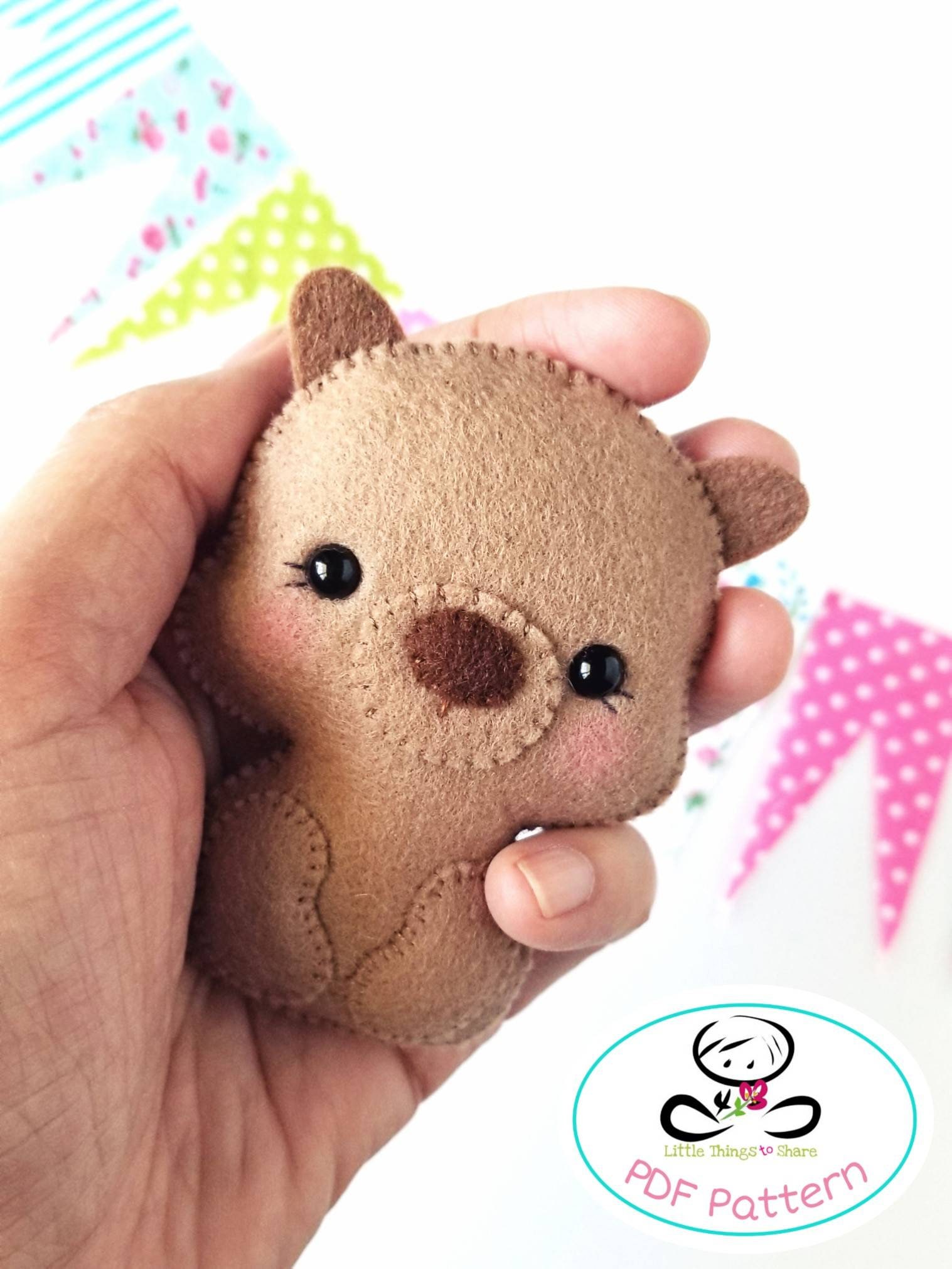 Baby Wombat PDF Sewing Pattern-diy-wombat Toy - Etsy Australia