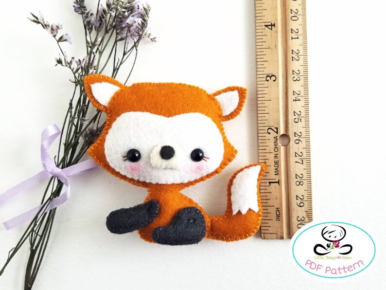 Baby Fox PDF Pattern Instant Download Woodland Animals - Etsy