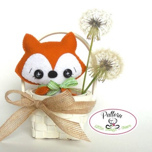 Tail Fox PDF Pattern-woodland Animal Toy-diy-nursery Decor-instant ...