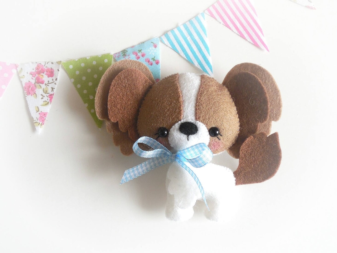 Toto-dog-puppy-pdf Pattern-baby Dog-diy Project-papillon Dog-nursery ...