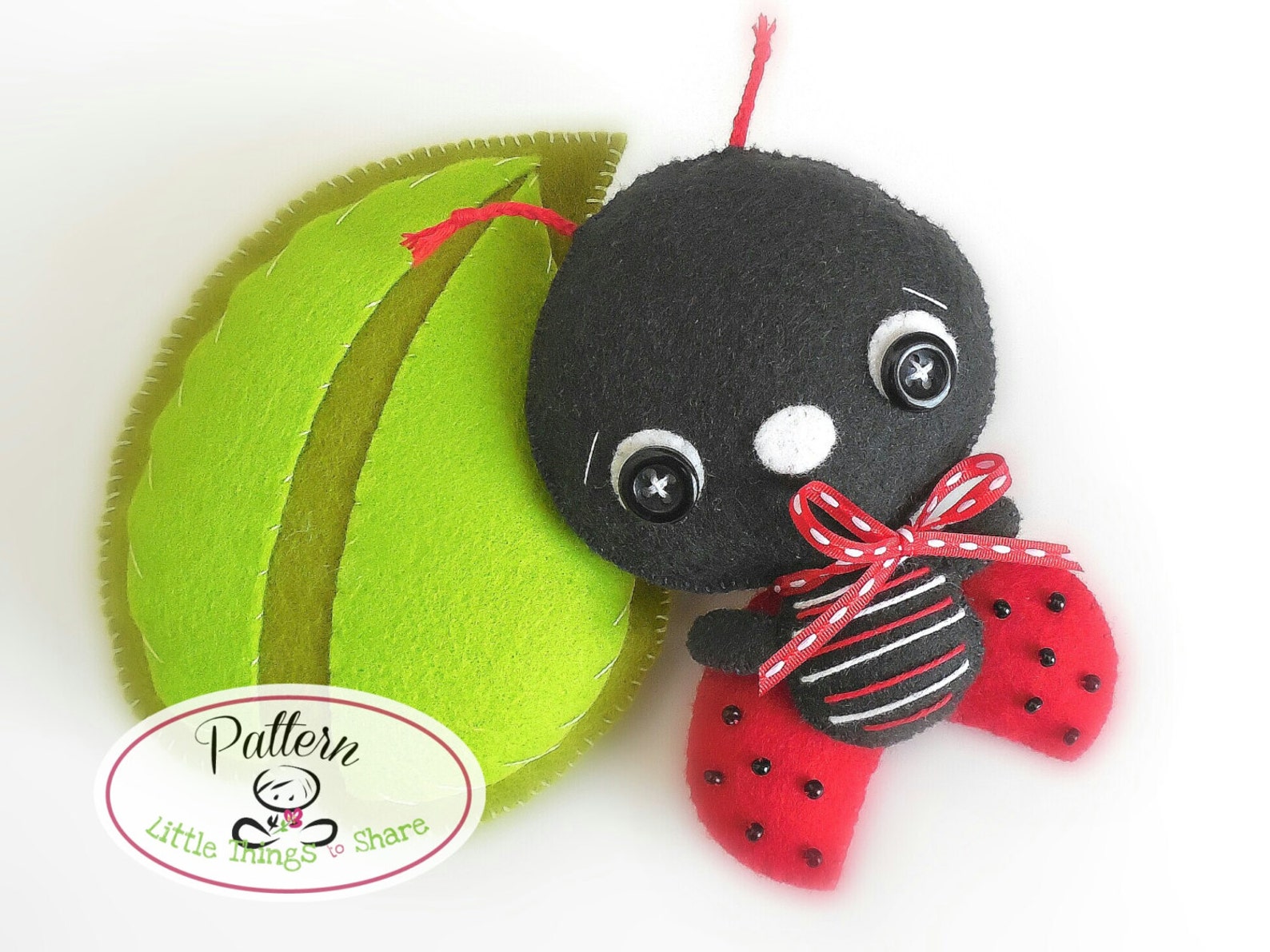 Ladybug PDF Sewing Pattern-diy-nursery Decor-ladybird Toy - Etsy
