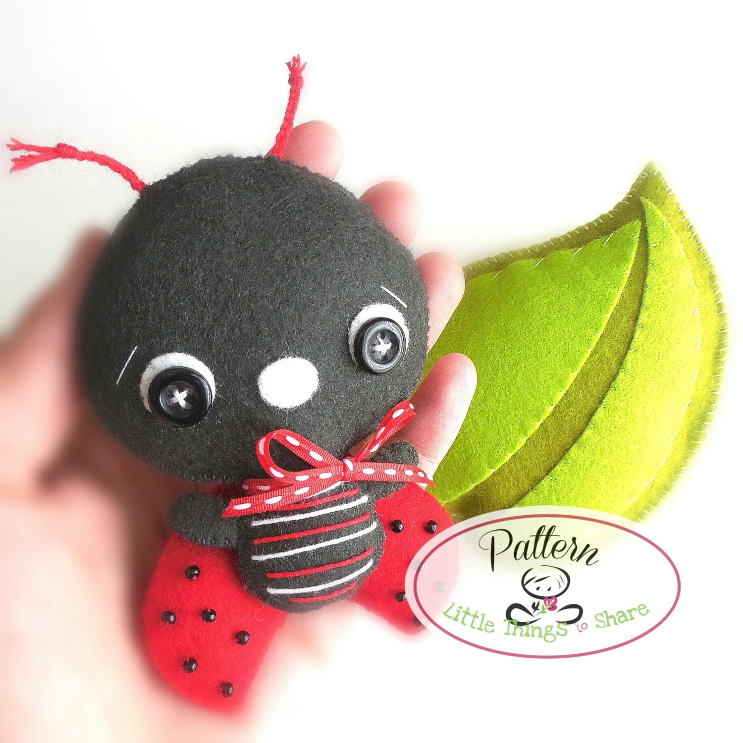 Ladybug PDF Sewing Pattern-diy-nursery Decor-ladybird Toy - Etsy UK