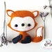 Baby Fox, PDF Pattern, Instant Download, Woodland Animals Nursery Decor ...