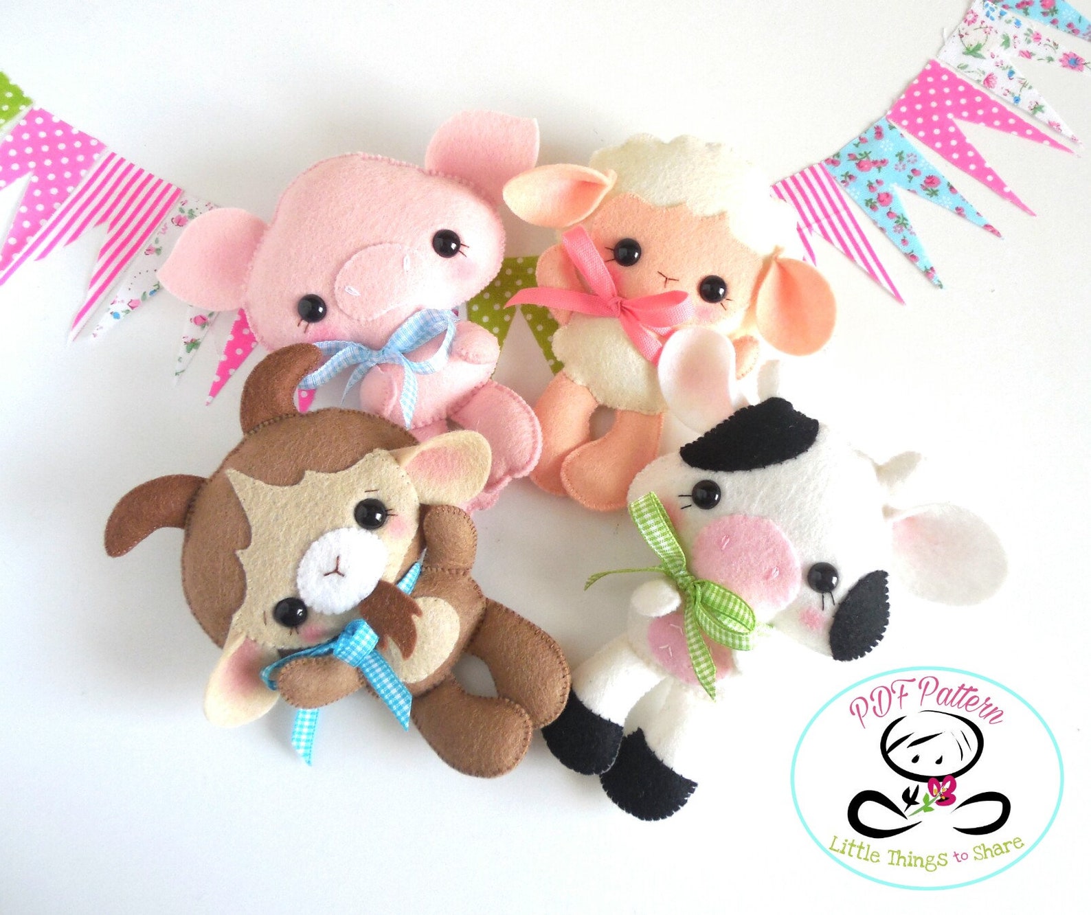 Baby Goat-pdf Pattern-felt Goat-diy Project-farm | Etsy