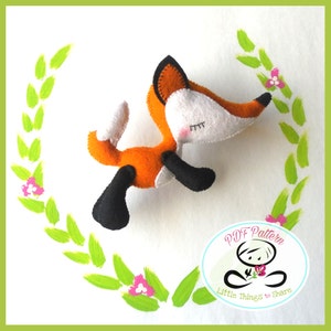 Dreamy Fox PDF Sewing Pattern-diy-little Fox Toy Pattern-nursery Decor ...