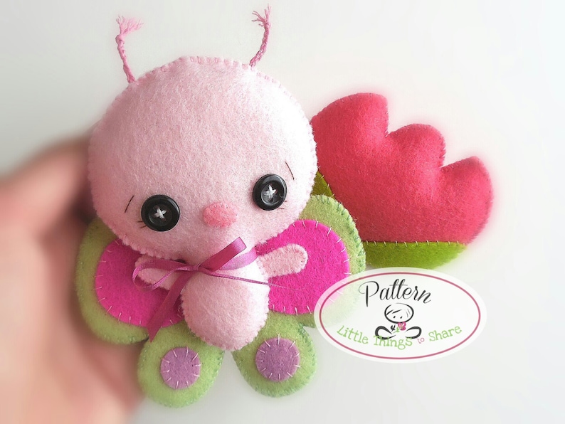 Garden Bugs Set of Three PDF Sewing Pattern-ladybug-bumble Bee ...