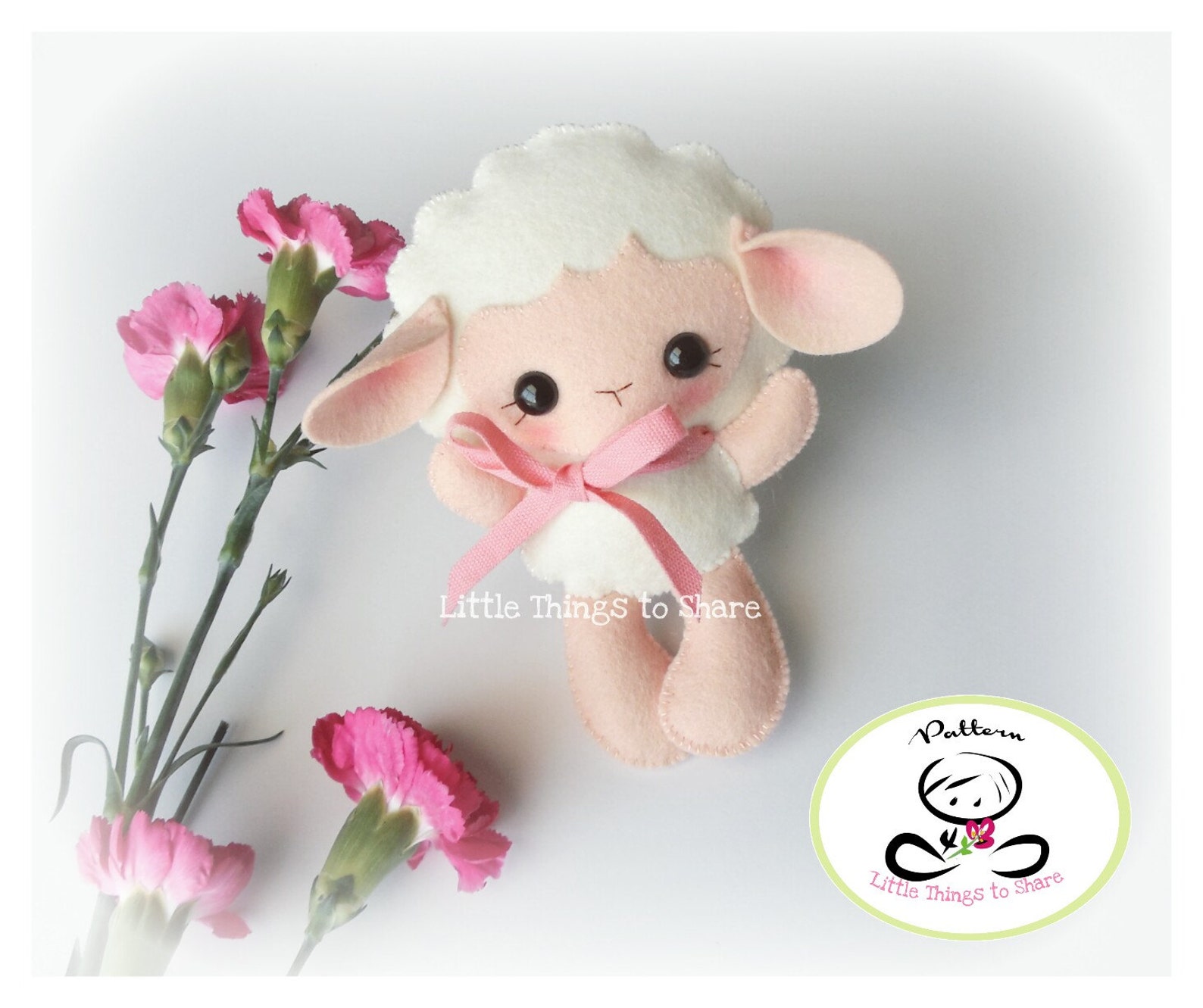 Baby Sheep-pdf Pattern-felt Lamb-diy Project-farm - Etsy