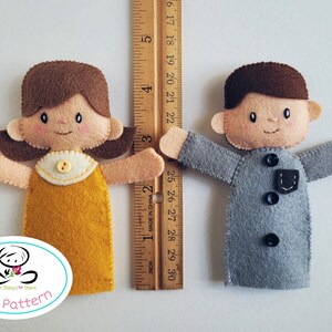 Finger Puppets Adults PDF Sewing Pattern, DIY Finger Puppets, Toy ...