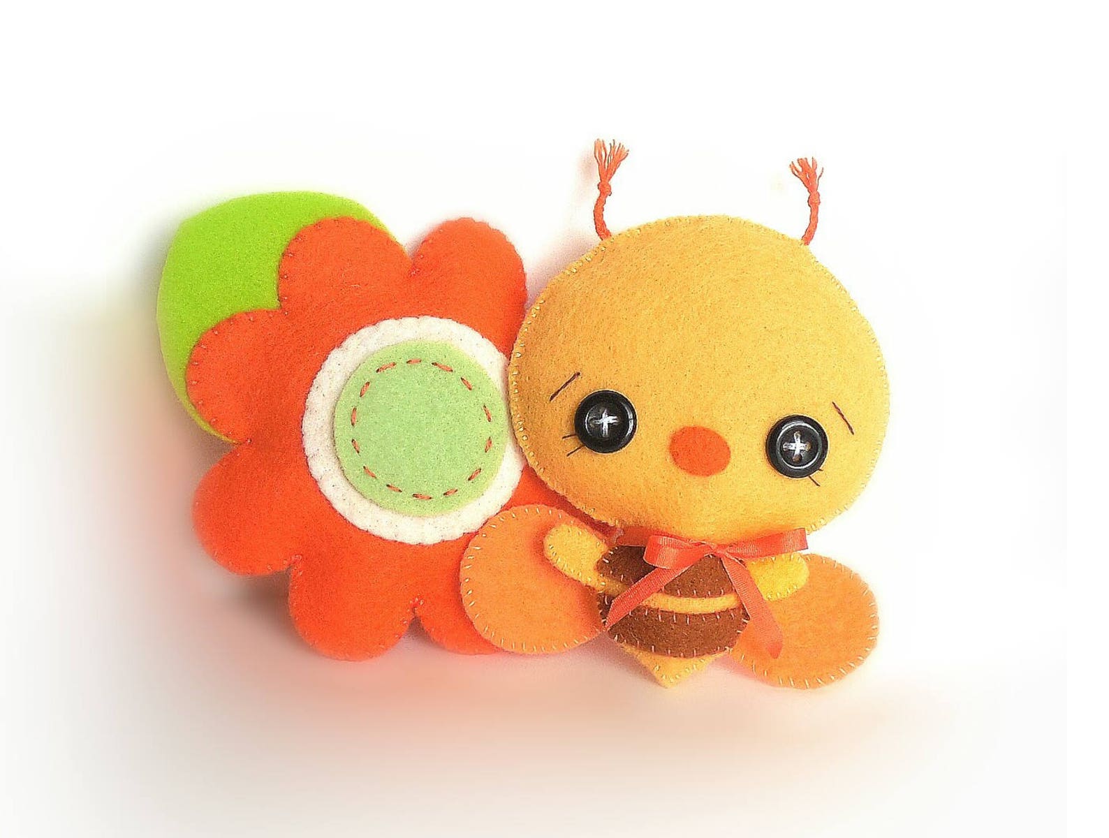 Bumble Bee PDF Sewing Pattern-bee Toy-diy-nursery Decor-felt - Etsy