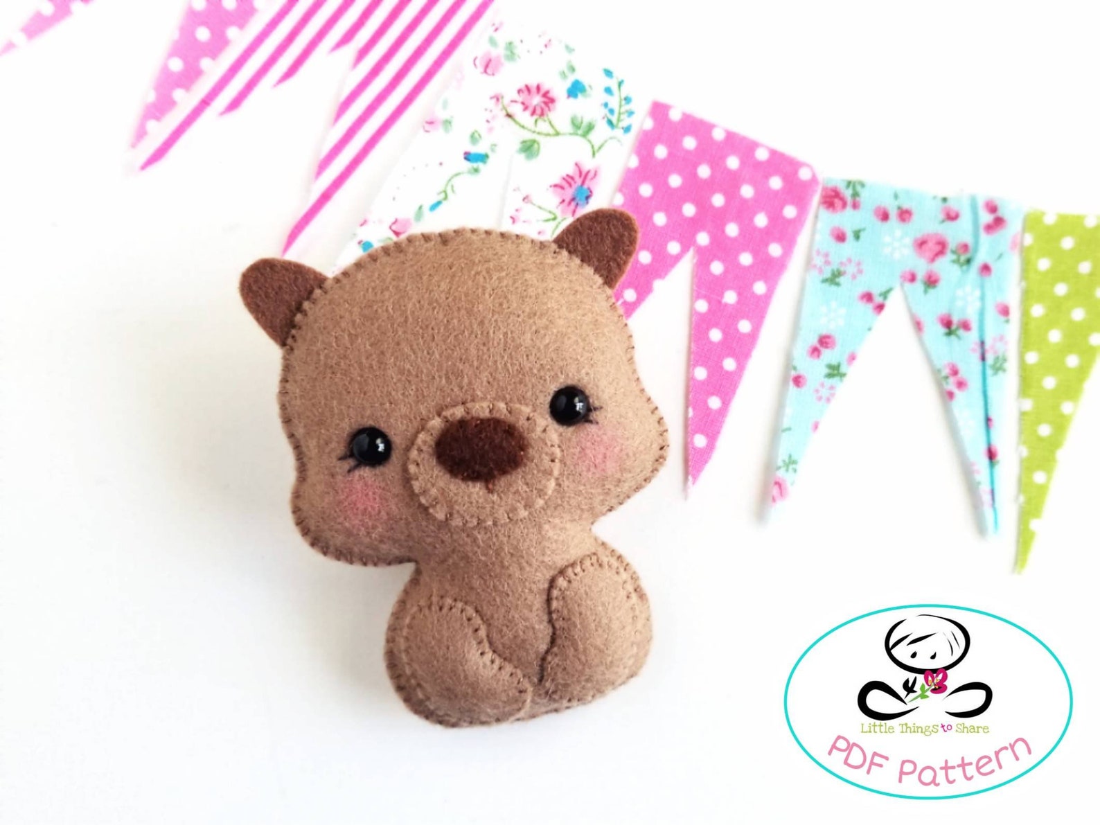 Baby Wombat PDF Sewing Pattern-diy-wombat Toy - Etsy