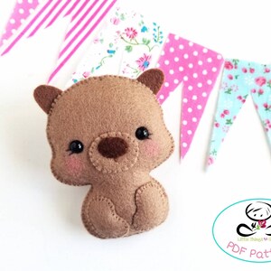 Baby Wombat PDF Sewing Pattern-diy-wombat Toy Pattern-australian ...