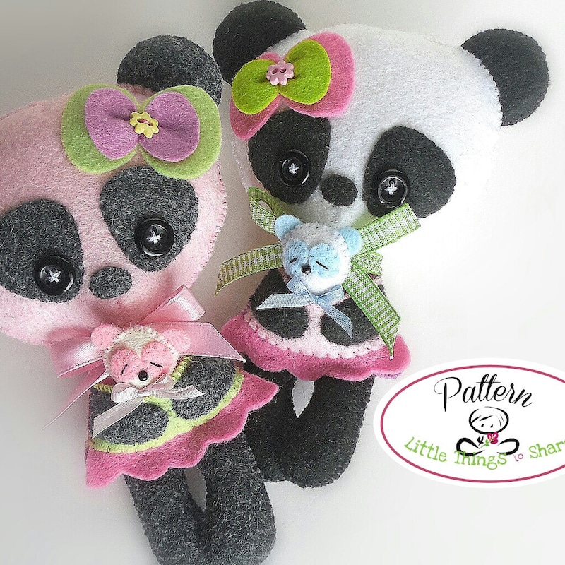 Panda Sewing Pattern - Etsy