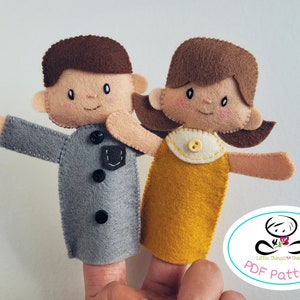 Finger Puppets Adults PDF Sewing Pattern, DIY Finger Puppets, Toy ...