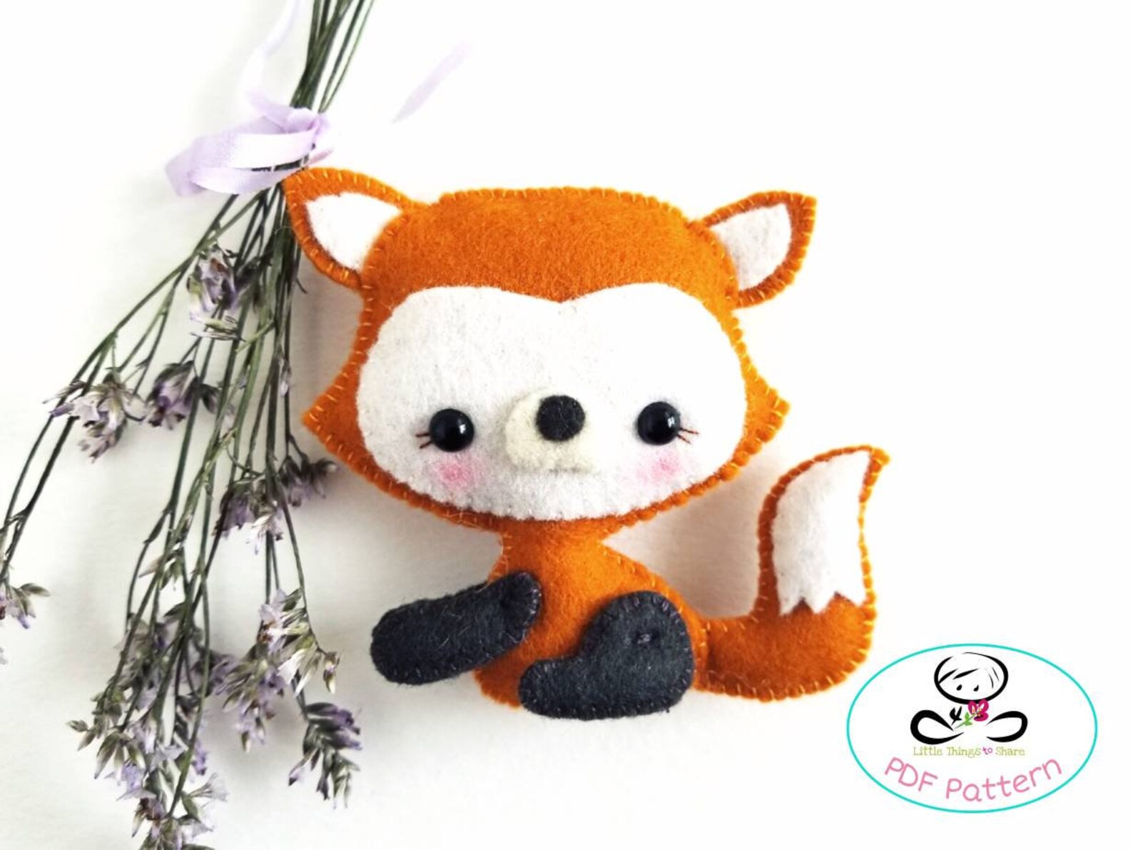Baby Fox PDF Pattern Instant Download Woodland Animals - Etsy