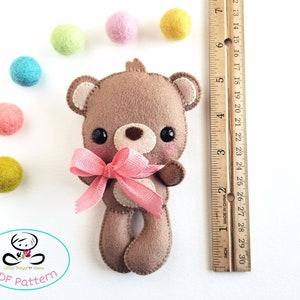 Jessie the Bear-pdf Pattern-teddy Bear-diy Project-woodland Animals ...