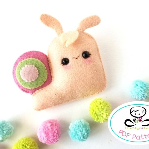 Felt Snail - Etsy